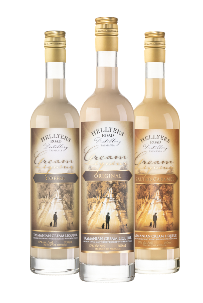 Hellyers Road Whisky Cream Liqueur 700ml - Salted Caramel – Hellyers ...